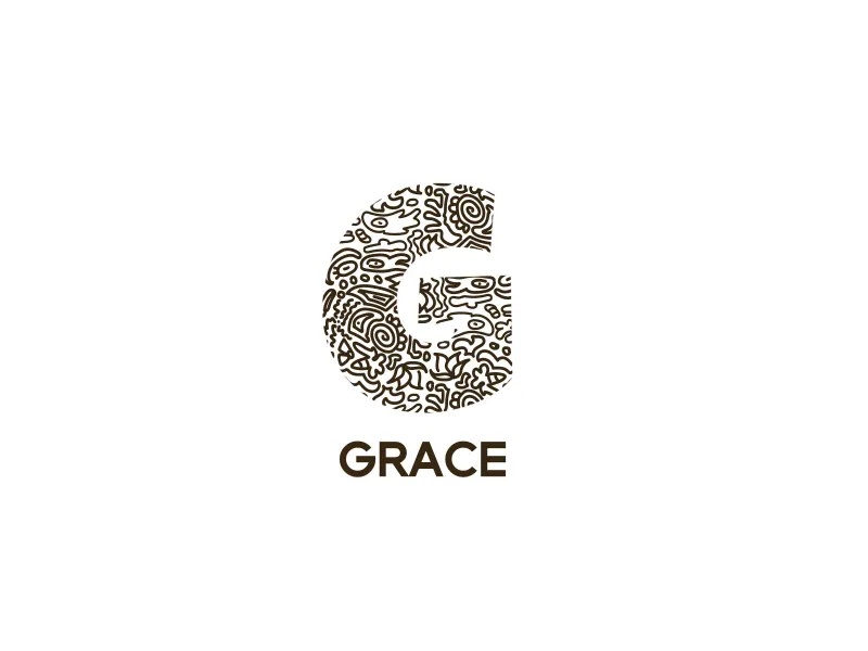 Its Grace Logo Faith Based Children's Logo, Youth Group Logo, Church