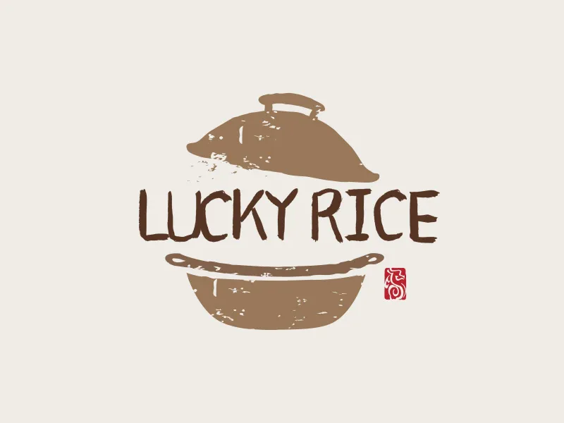 Lucky Rice Logo Sticky Rice RVA Happy Hours