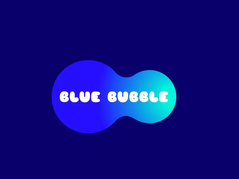 Blue Bubble Logo